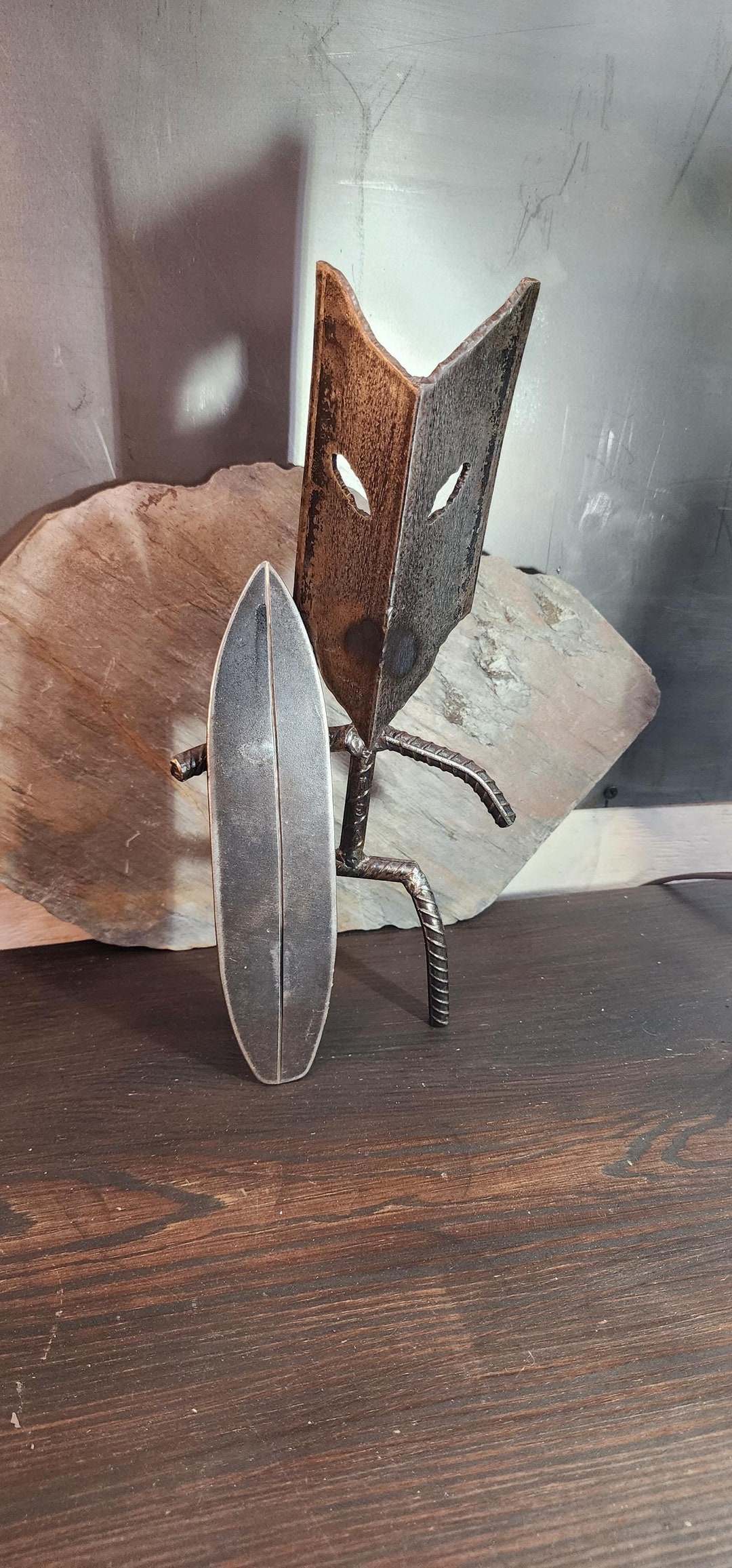 Tiki Tribal Native 'surfer' Steel Metal Art Sculpture - Etsy