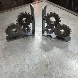 Industrial Sprocket Gear Bookends Book Ends Steampunk Decor - Etsy