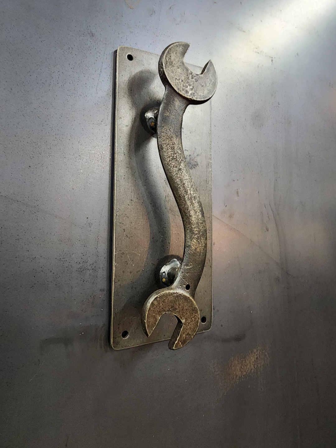 Mechanic's Wrench the Gecko Door Handle Pull Repurposed Tool - Etsy