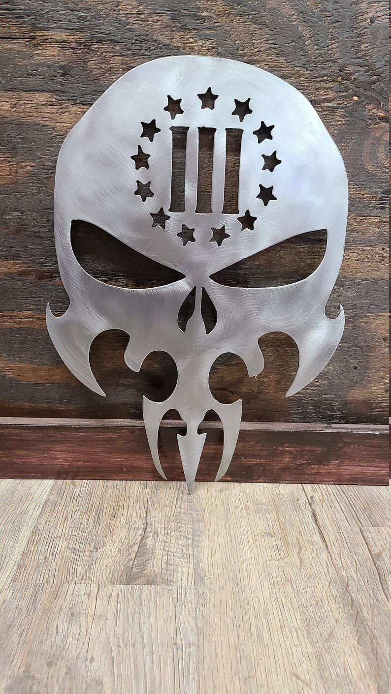3 Percenters Skull III%ers Three Patriot Military Firearms | Etsy