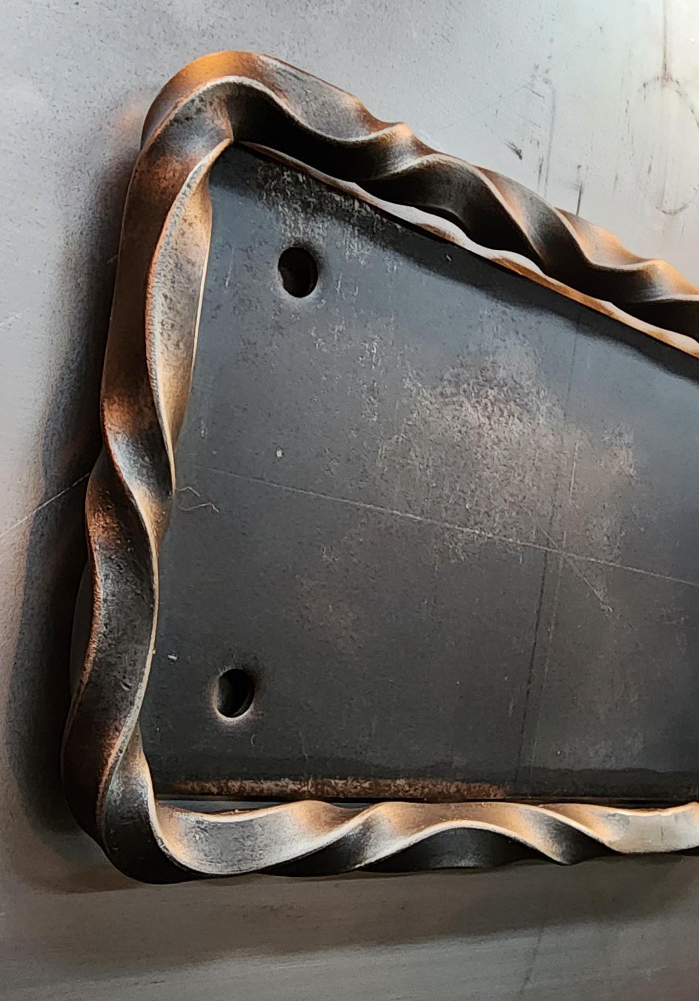 Forged Iron & Steel Custom Motorcycle License Plate Frame - Etsy