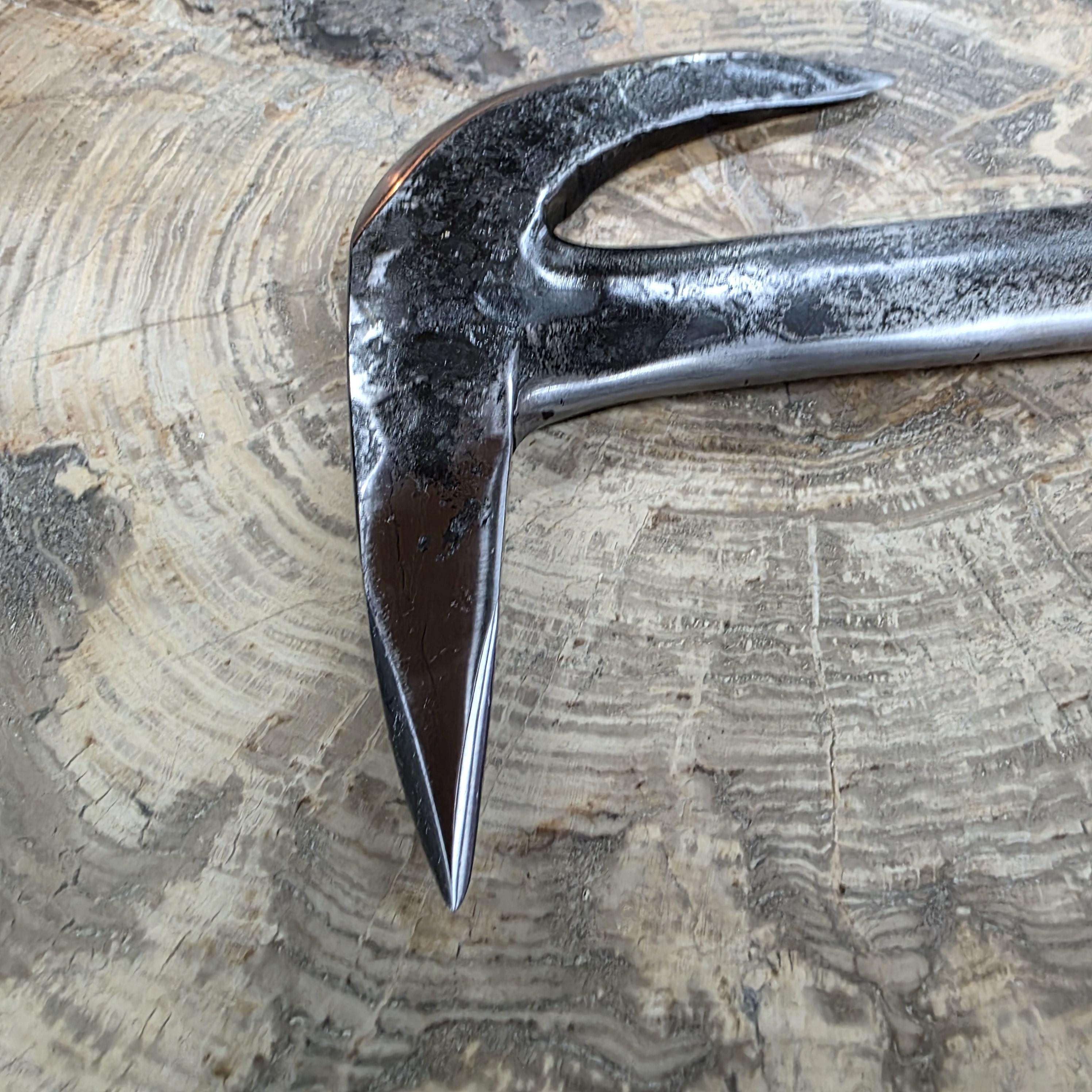 Hand Forged Wrench Axe Hatchet | Repurposed Box End Tool | Handmade ...