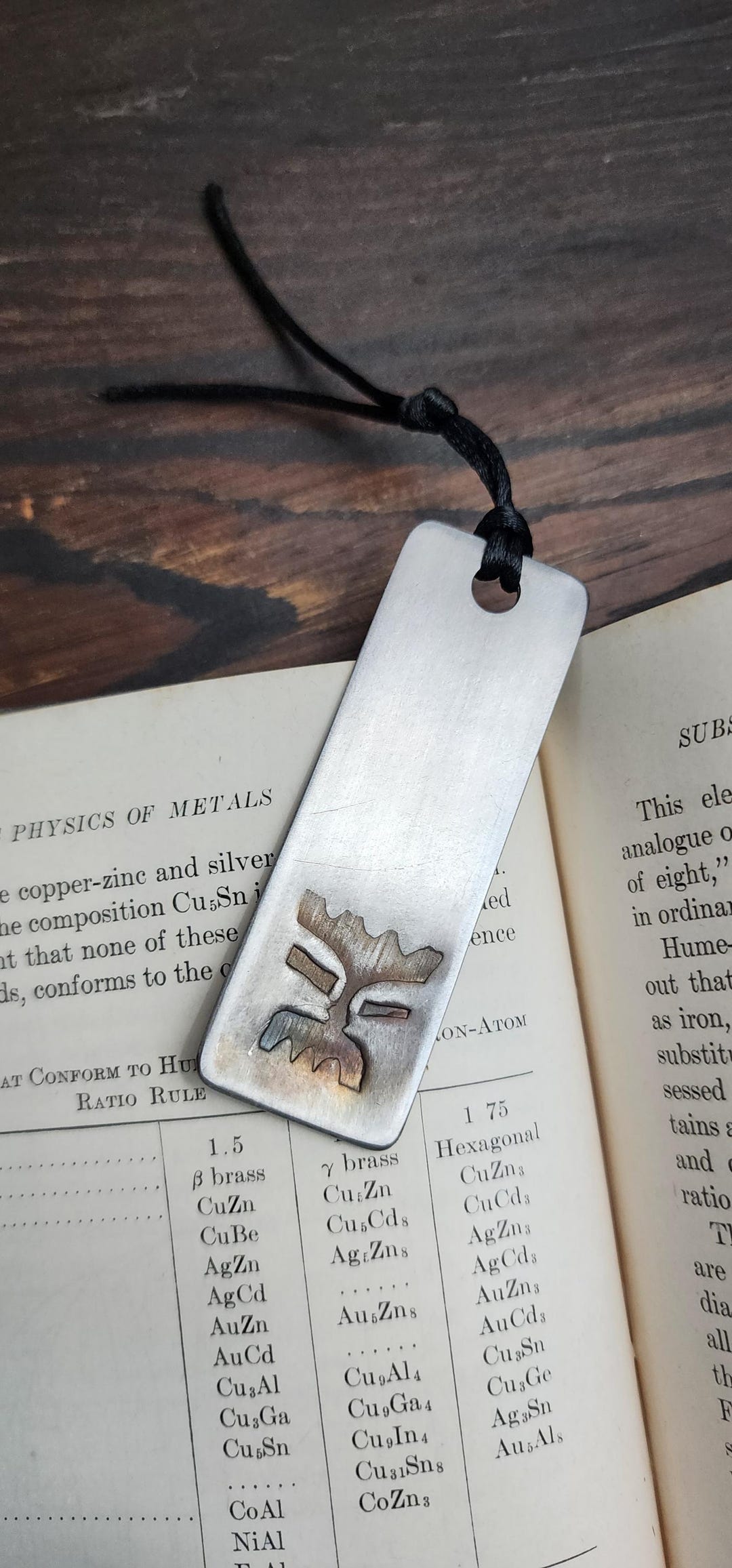 Hand Forged CMW Tiki Bookmark Stainless Steel - Etsy