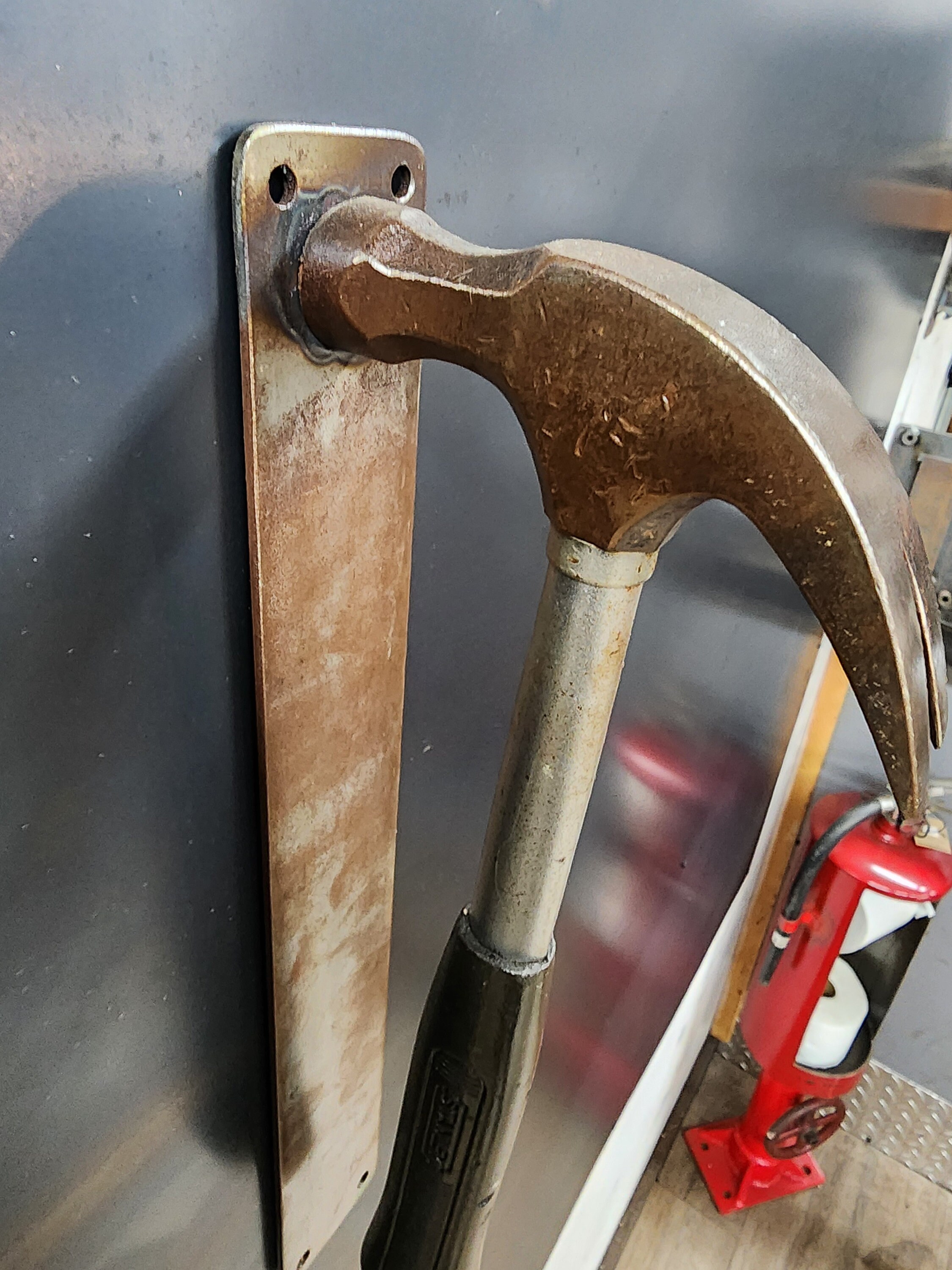 Repurposed Door Handle Pull 'the Hammer' Upcycled Tool - Etsy