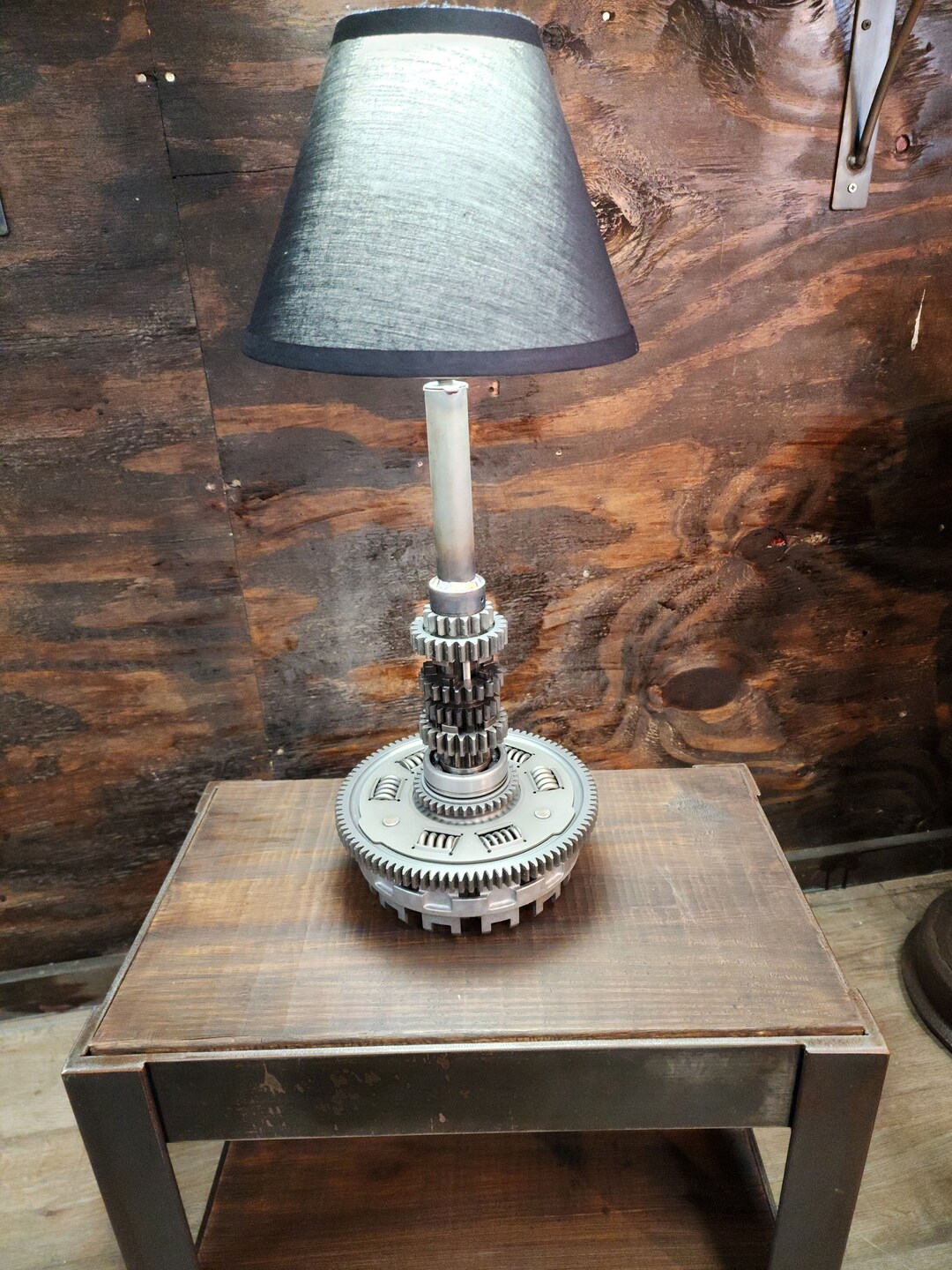 Industrial Gears Automotive Repurposed Desk Lamp - Etsy