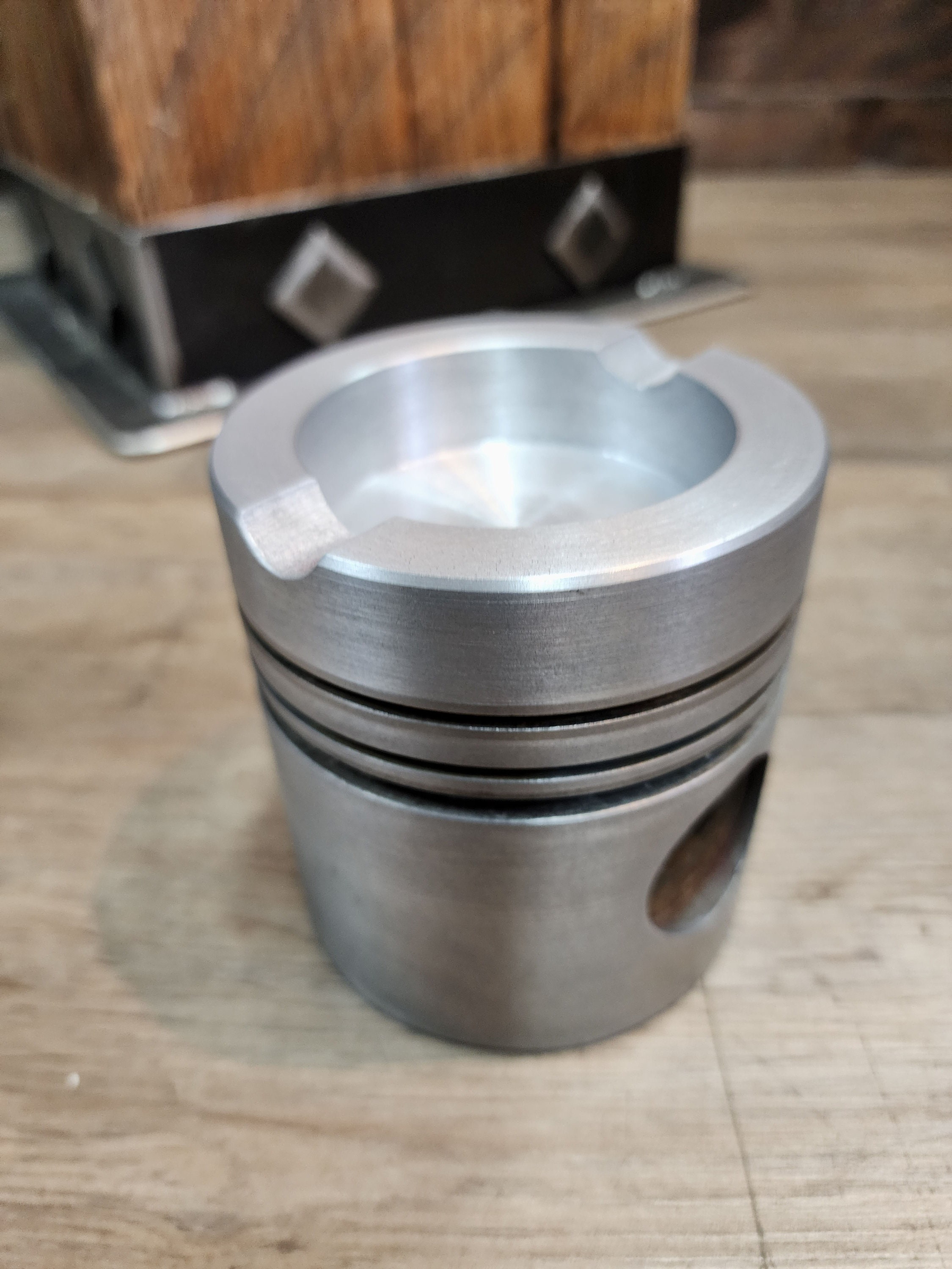 Engine Piston Cigar Ashtray Sanded - Etsy