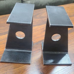 Industrial Steel I-beam Bookends "the Engineer" | Rustic Home Decor - Etsy