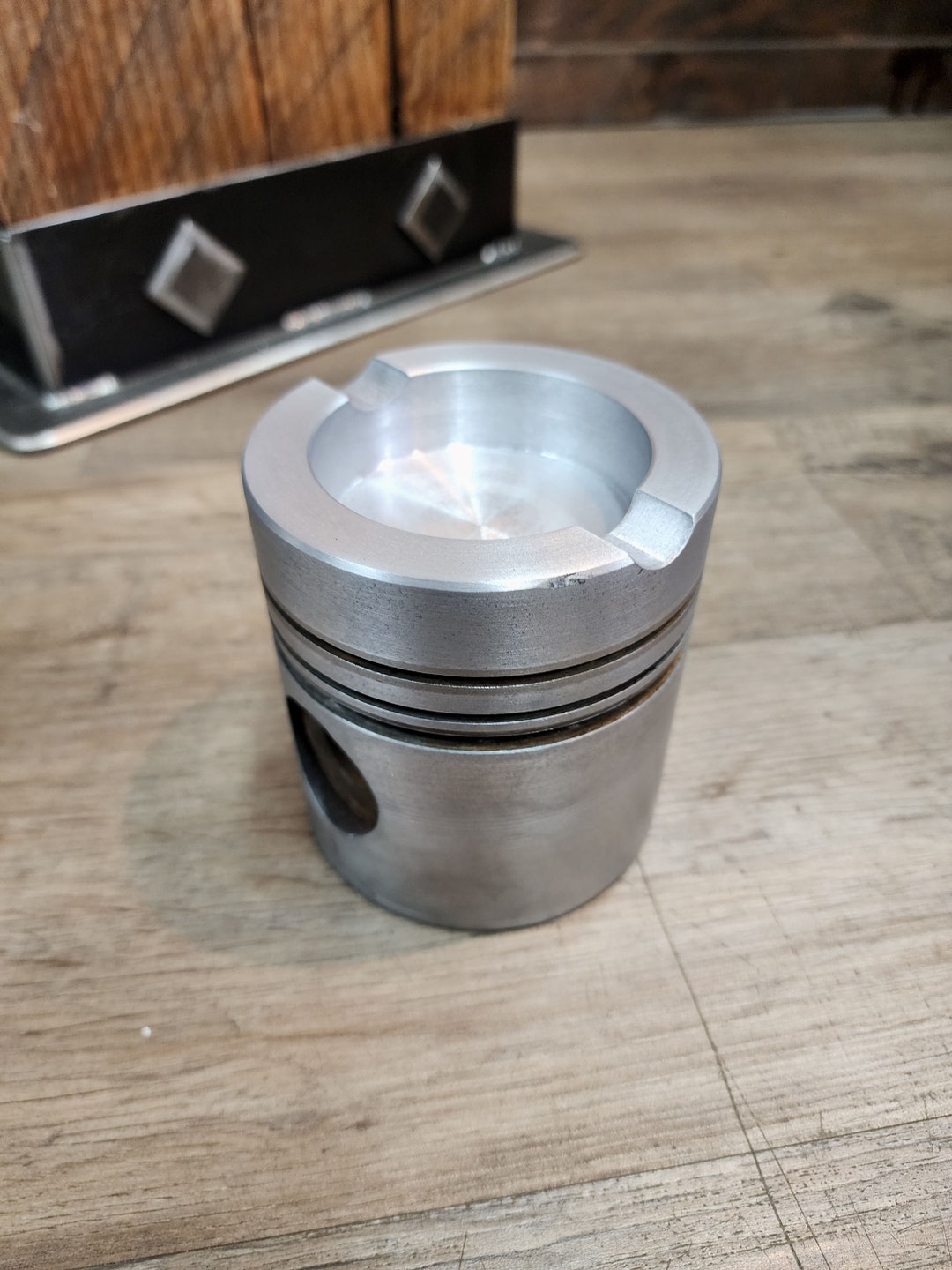 Engine Piston Cigar Ashtray Sanded - Etsy
