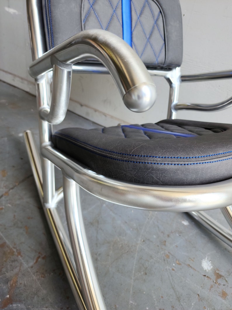 Dockside Collection Coastal Rocking Chair Nautical Outdoor - Etsy