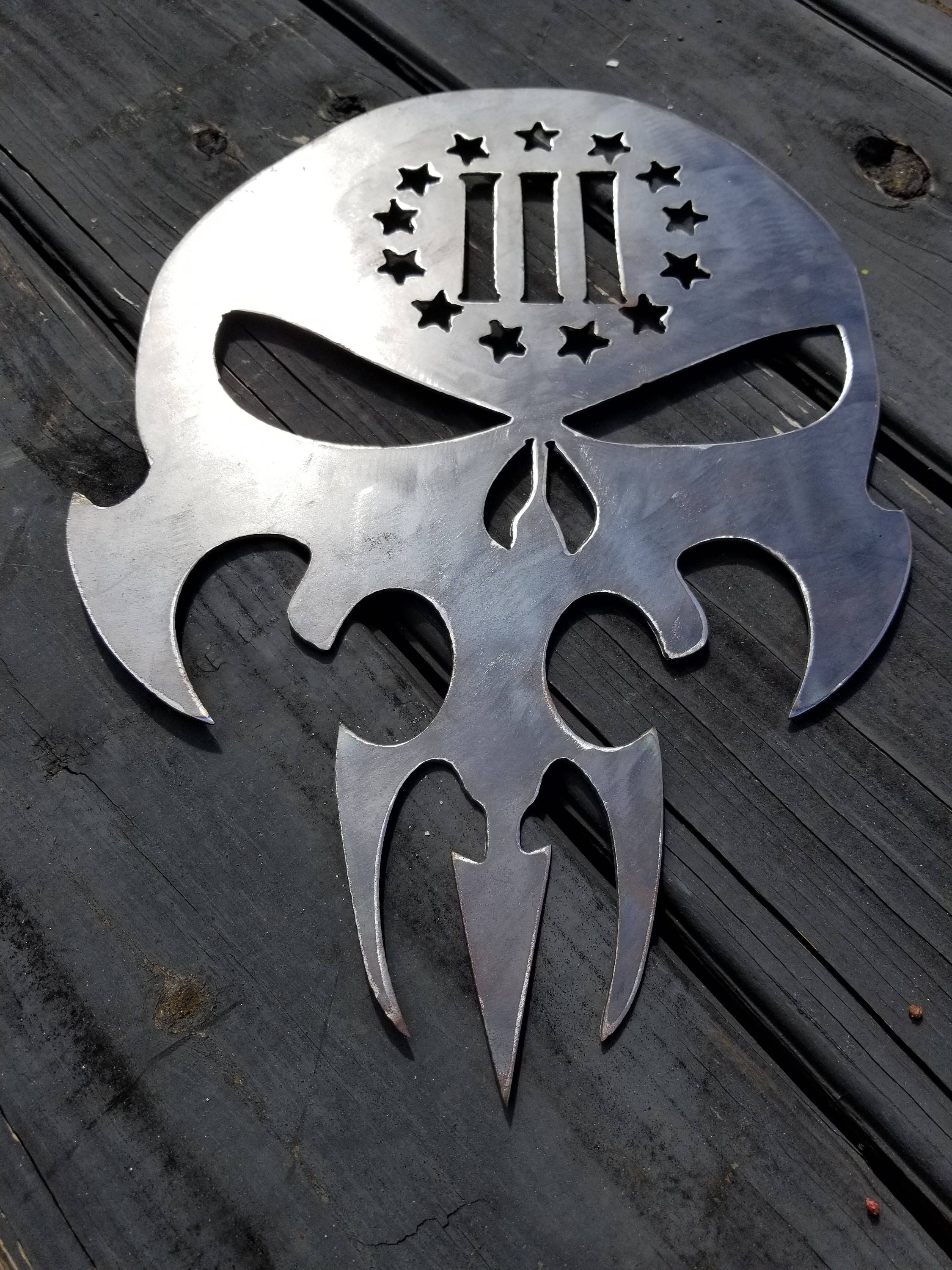 3 Percenters Skull III%ers Three Patriot Military Firearms | Etsy