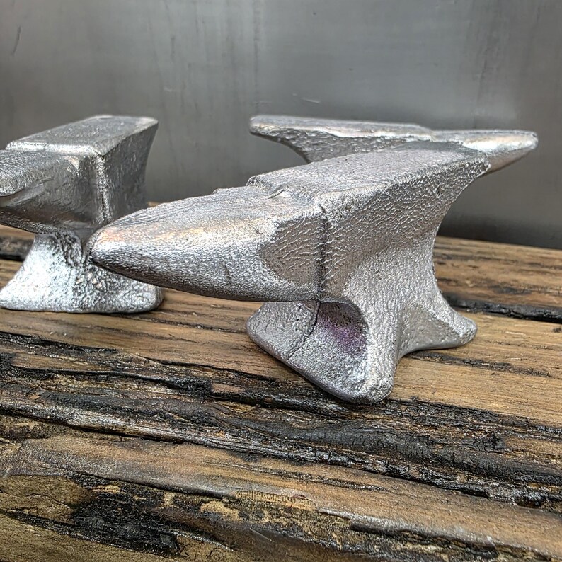 Mini Anvil | Cast Lead Paperweight | Handmade Desk Decor - Etsy