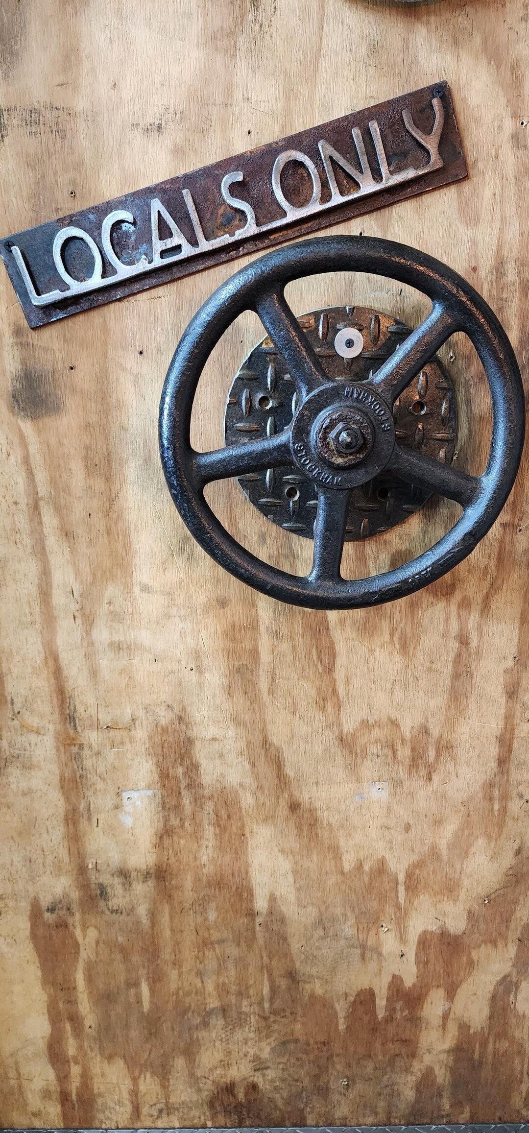 Industrial Valve Handwheel Door Pull Handle Heavy Iron - Etsy