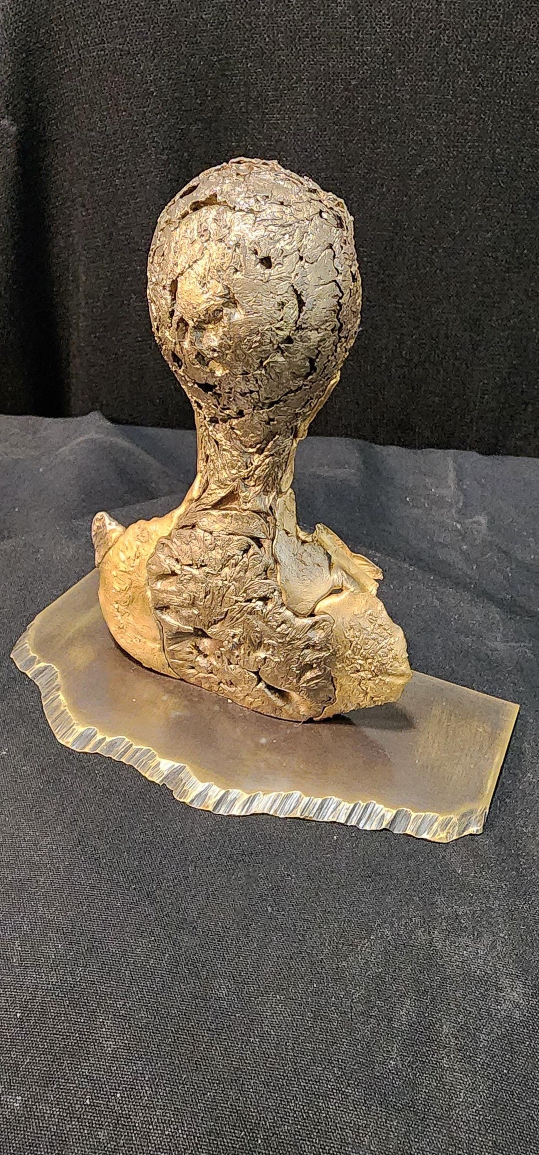 Liquid Metal Man Molten Sculpture Art Exotic Brass Copper - Etsy