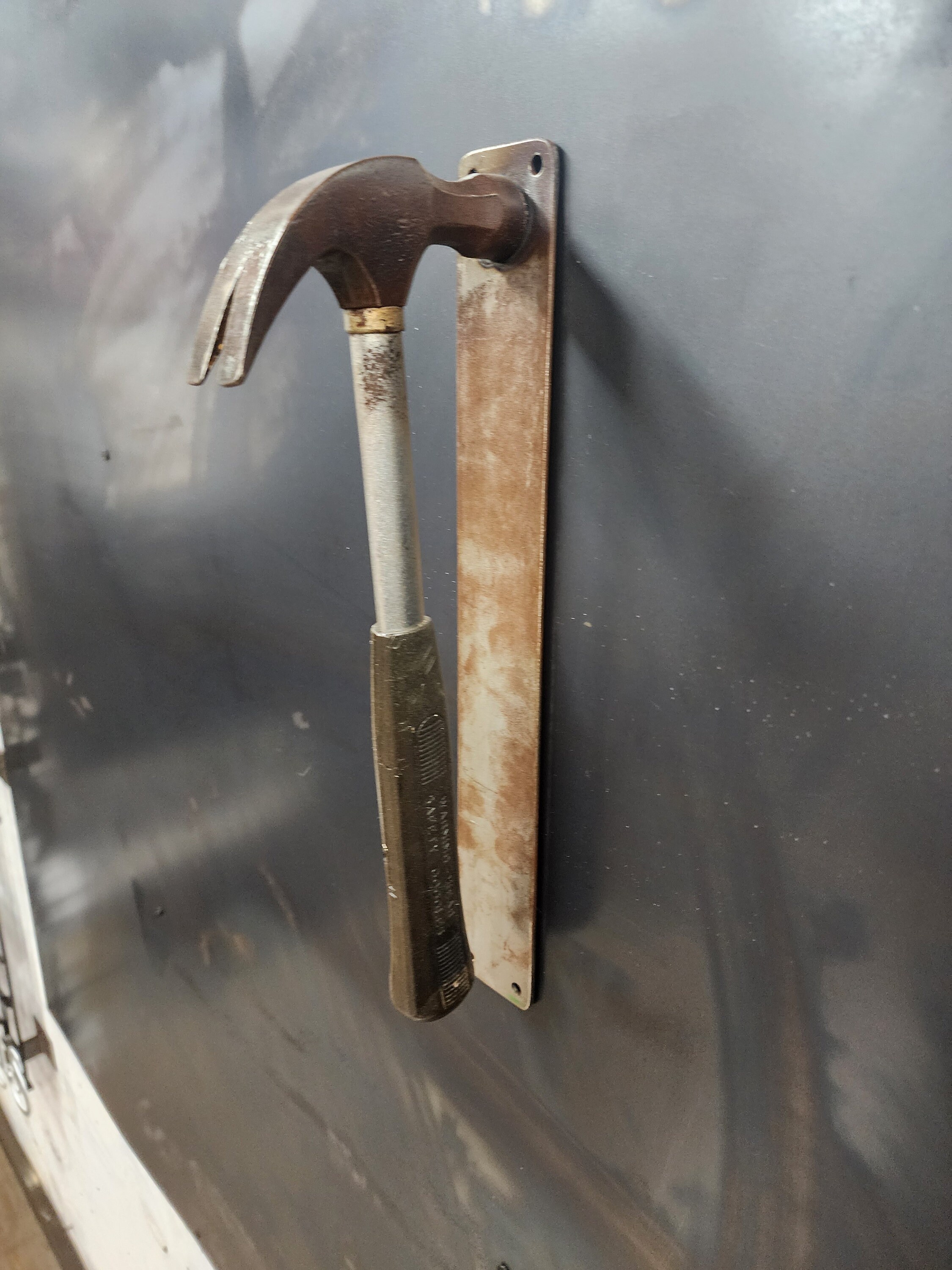 Repurposed Door Handle Pull 'the Hammer' Upcycled Tool - Etsy