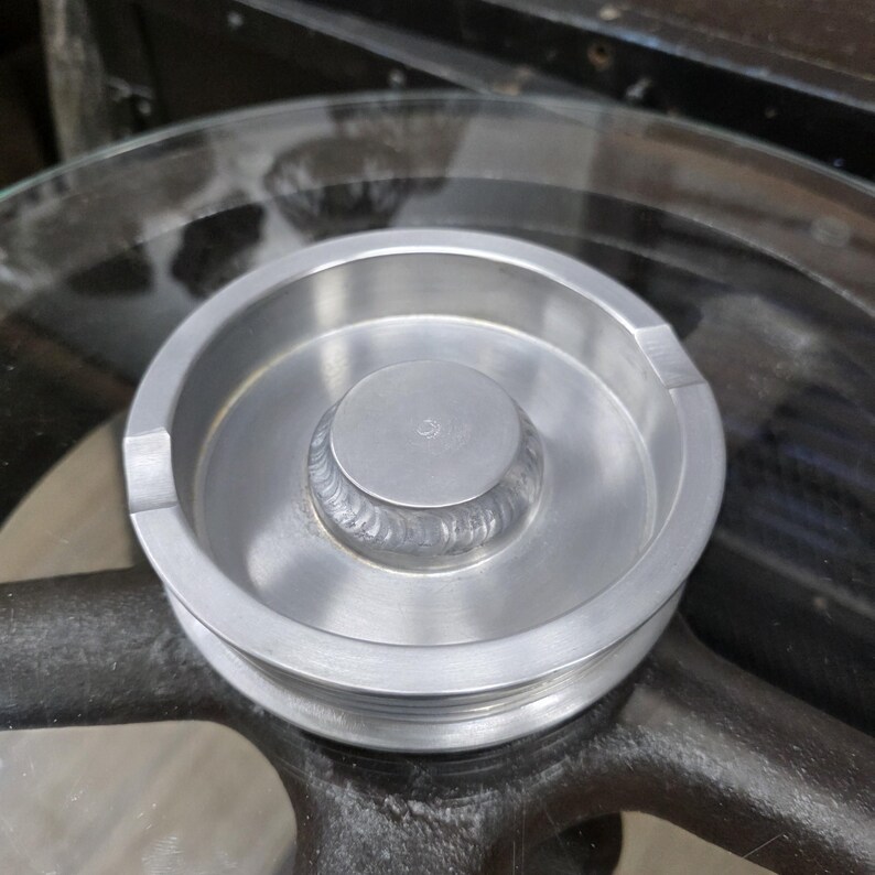 Billet Engine Pulley Cigar Ashtray | Repurposed Industrial Automotive ...