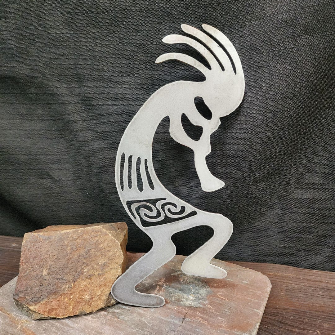Kokopelli Horn Man #1 Southwestern Metal Wall Art - Etsy