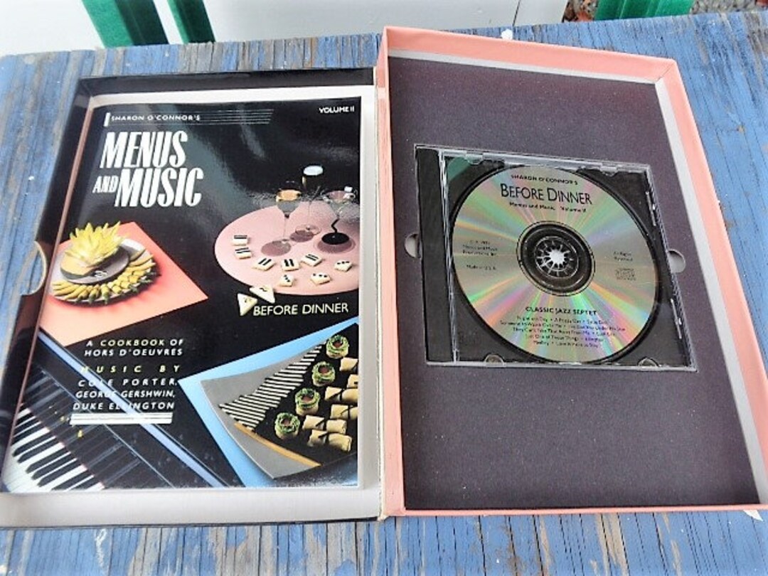 Menus and Music Before Dinner Book and CD Set by Sharon O'connor ...