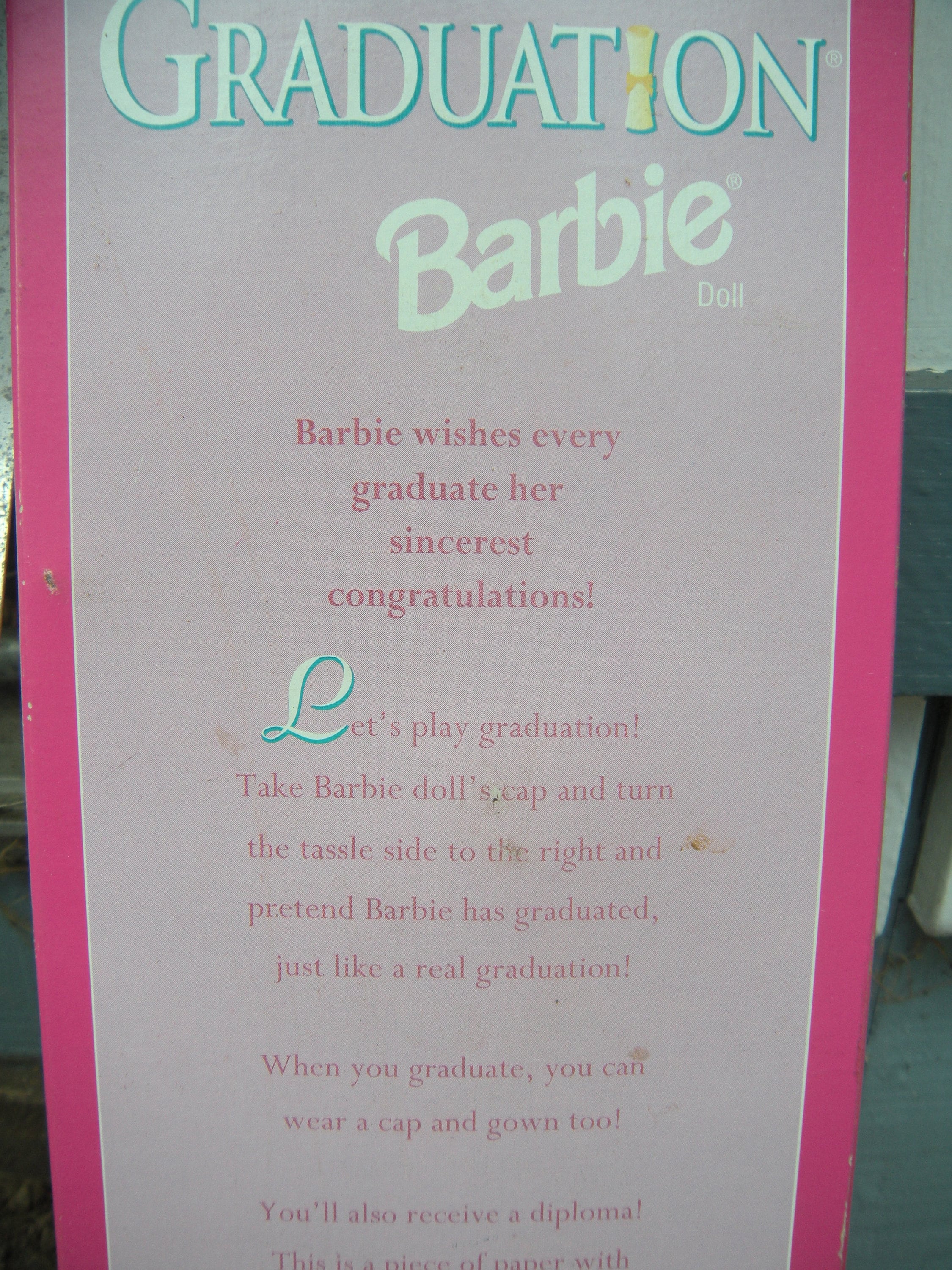 BARBIE Graduation Doll Special Edition Graduate Class of 1998 NIB - Etsy