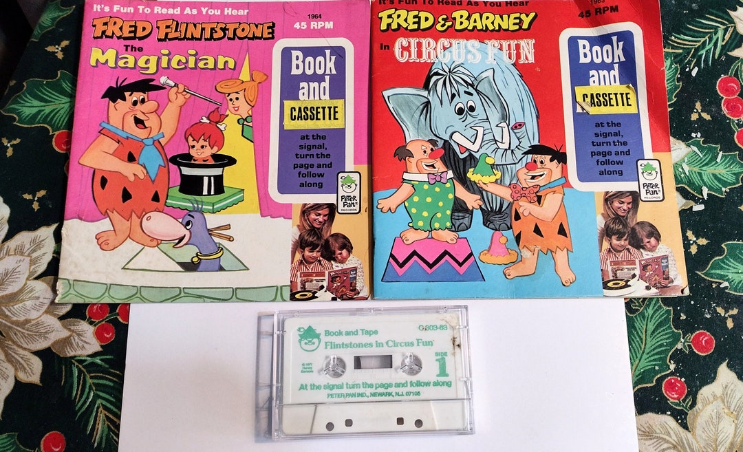 Two Fred Flintstone Read a Long Books and One Book Cassette - Etsy