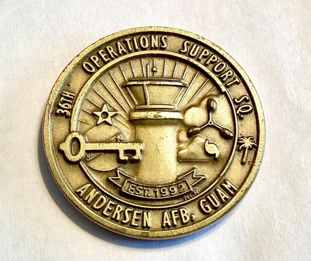 Challenge Coin 36th Operations Support Squadron at Andersen Air Force ...