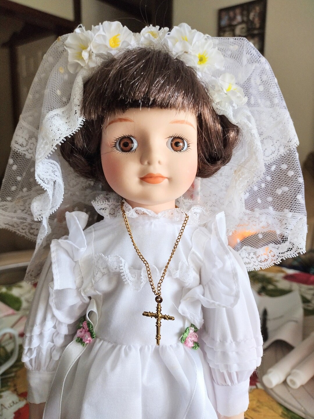 Precious Moments First Communion Doll With Prayer Book in Box - Etsy