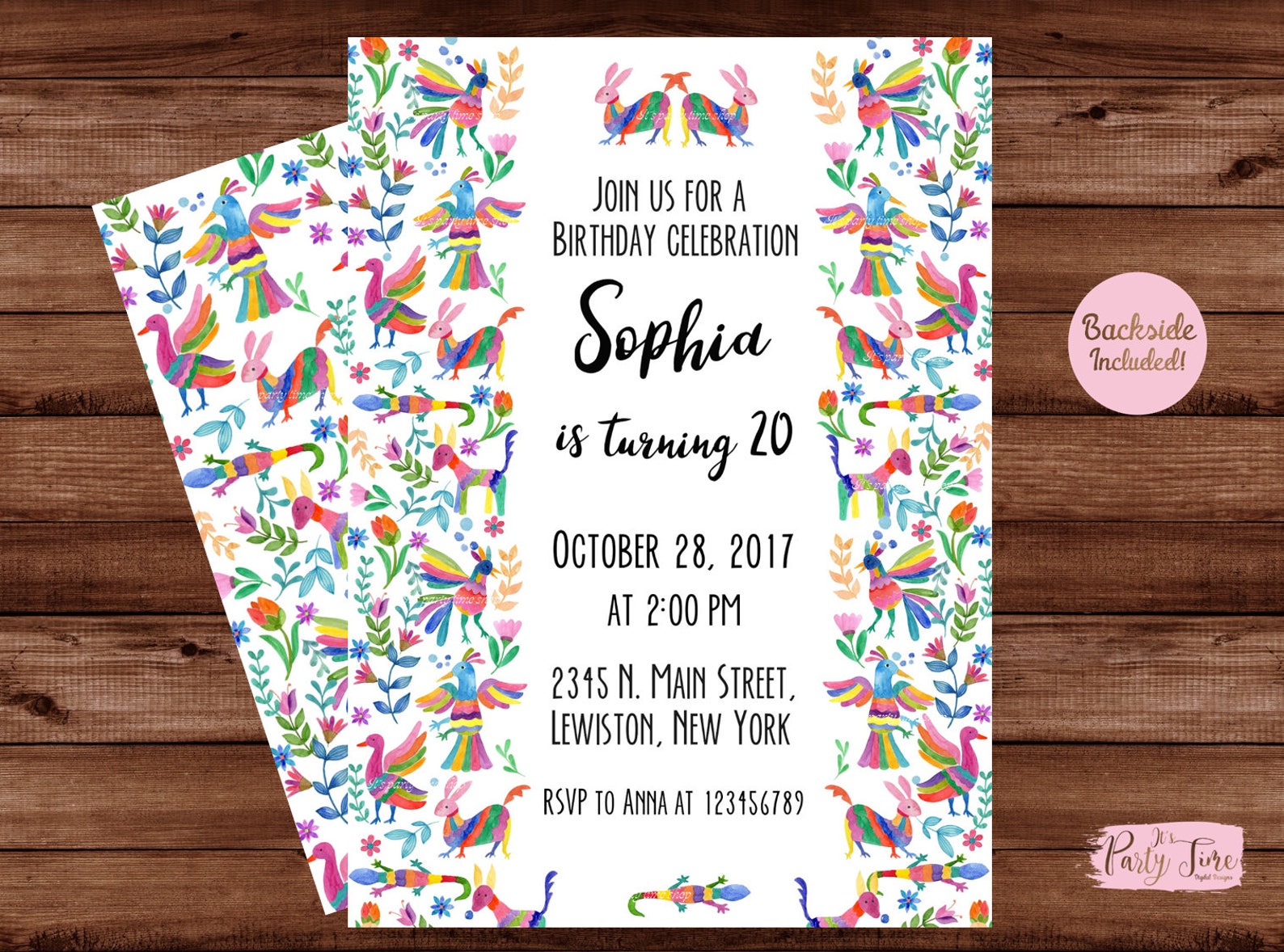 Mexican Invitation - Mexican Party Invitation - Fiesta Invitation ...