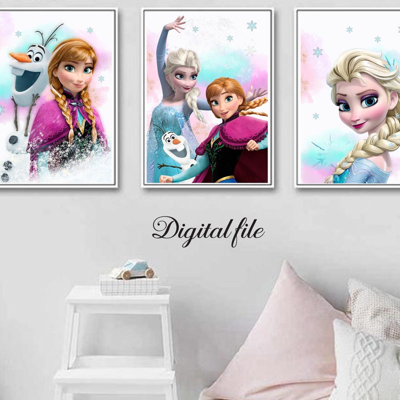 Frozen Wall Art - Etsy