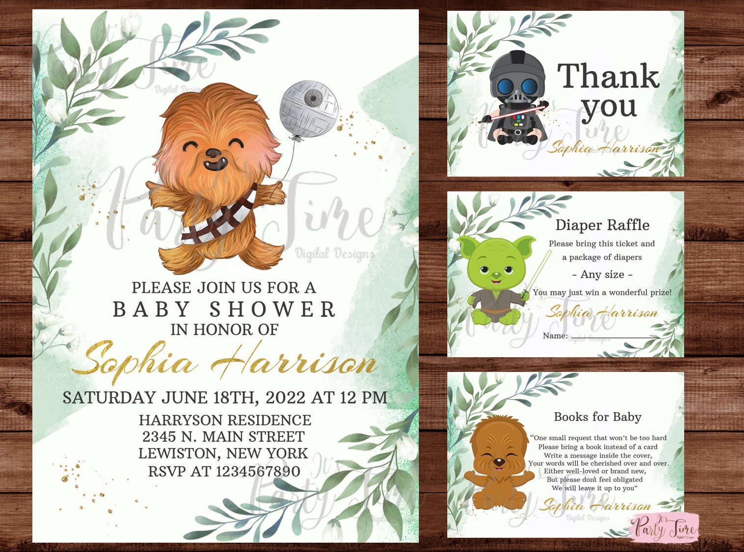 Plantillas De Invitaciones Para Baby Shower De Star Wars Star Wars,
