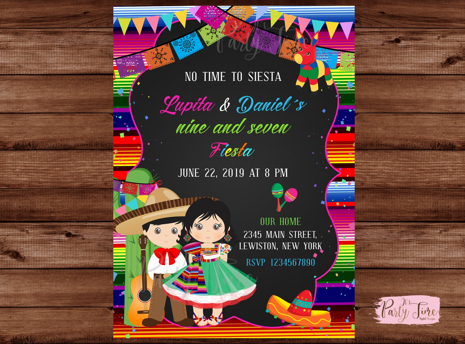 Modelos De Invitaciones Para Fiestas Mexicanas