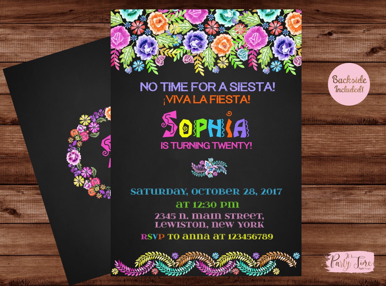 Mexican Invitation - Mexican Party Invitation - Fiesta Invitation ...