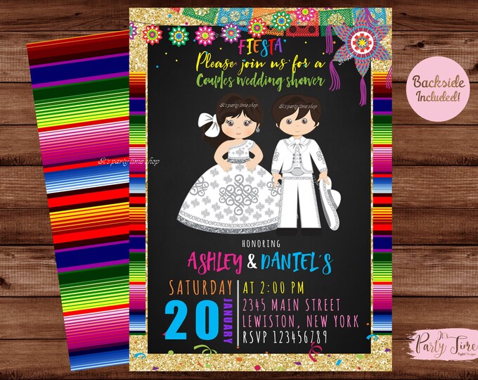 Fiesta Invitation, Fiesta Couples Shower Invitation, Fiesta Bridal ...