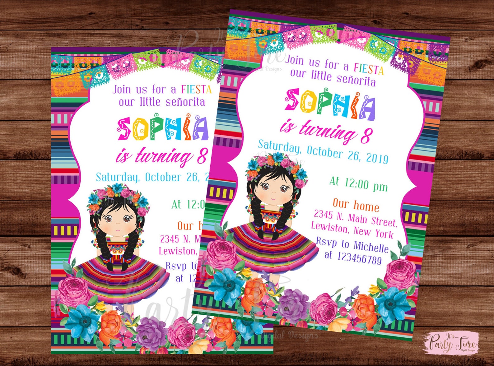 Mexican Invitation Fiesta Invitation Mexican Party | Etsy