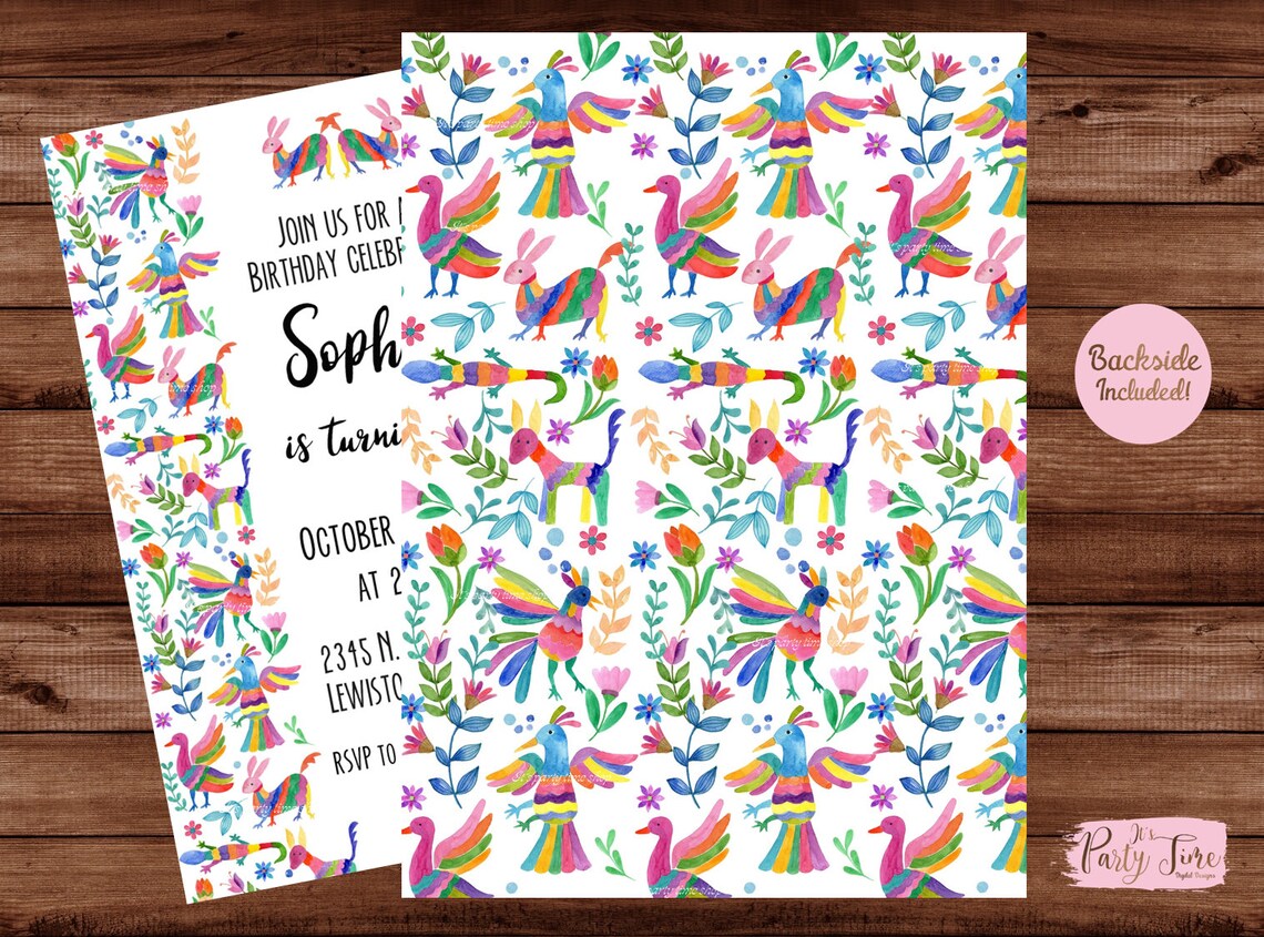 Mexican Invitation - Mexican Party Invitation - Fiesta Invitation ...