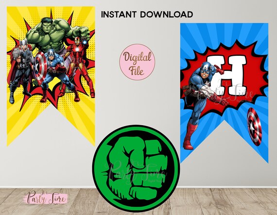 avengers bunting