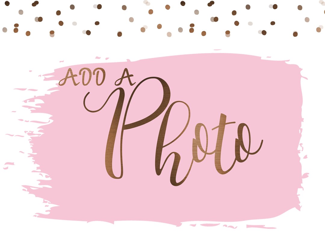 Add a Photo to Any Custom Digital Design! DIGITAL FILE - Etsy