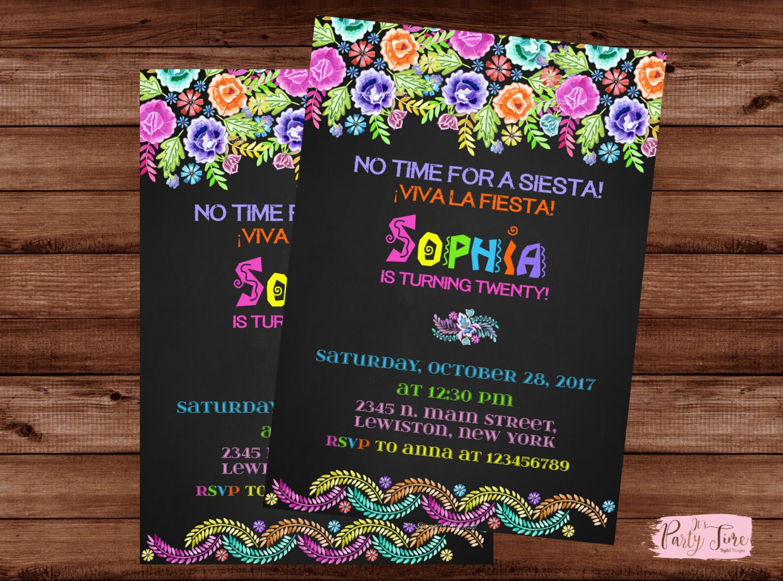 Mexican Invitation - Mexican Party Invitation - Fiesta Invitation ...