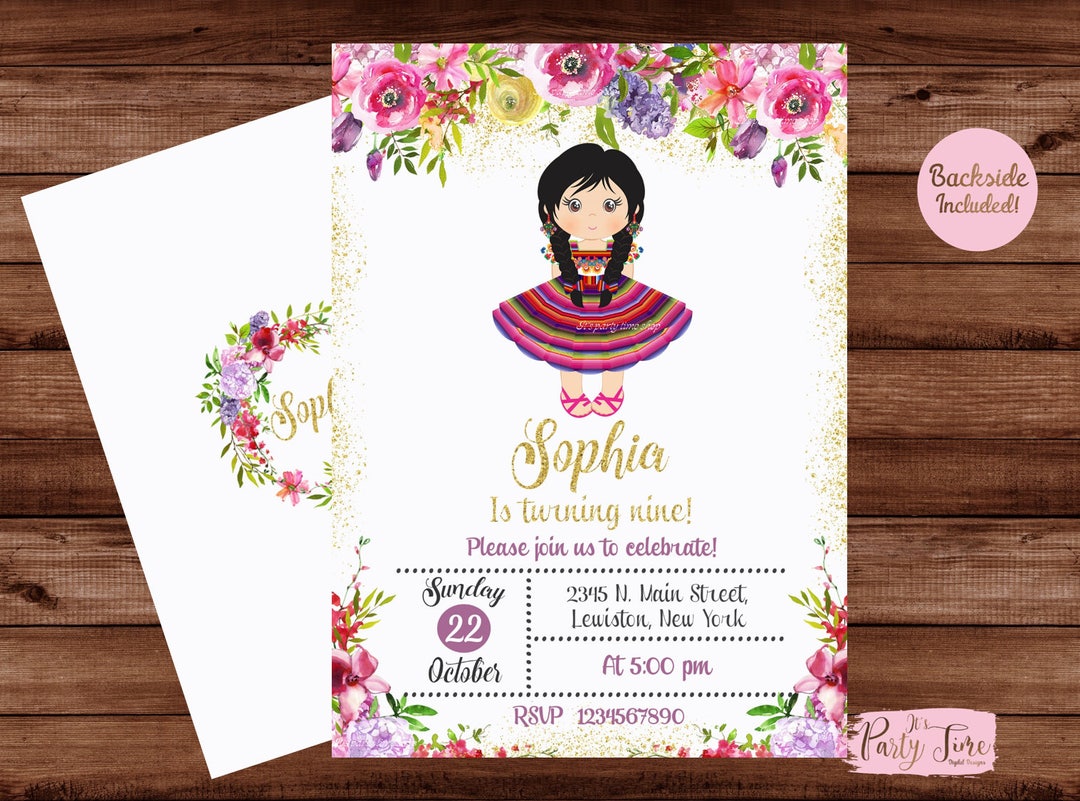 Mexican Invitation Mexican Party Invitation Fiesta Invitation Fiesta ...