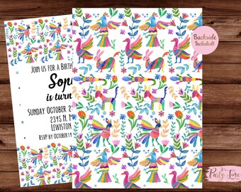 Otomi Mexican Birthday Party Invitations Invitations Boda Photos And