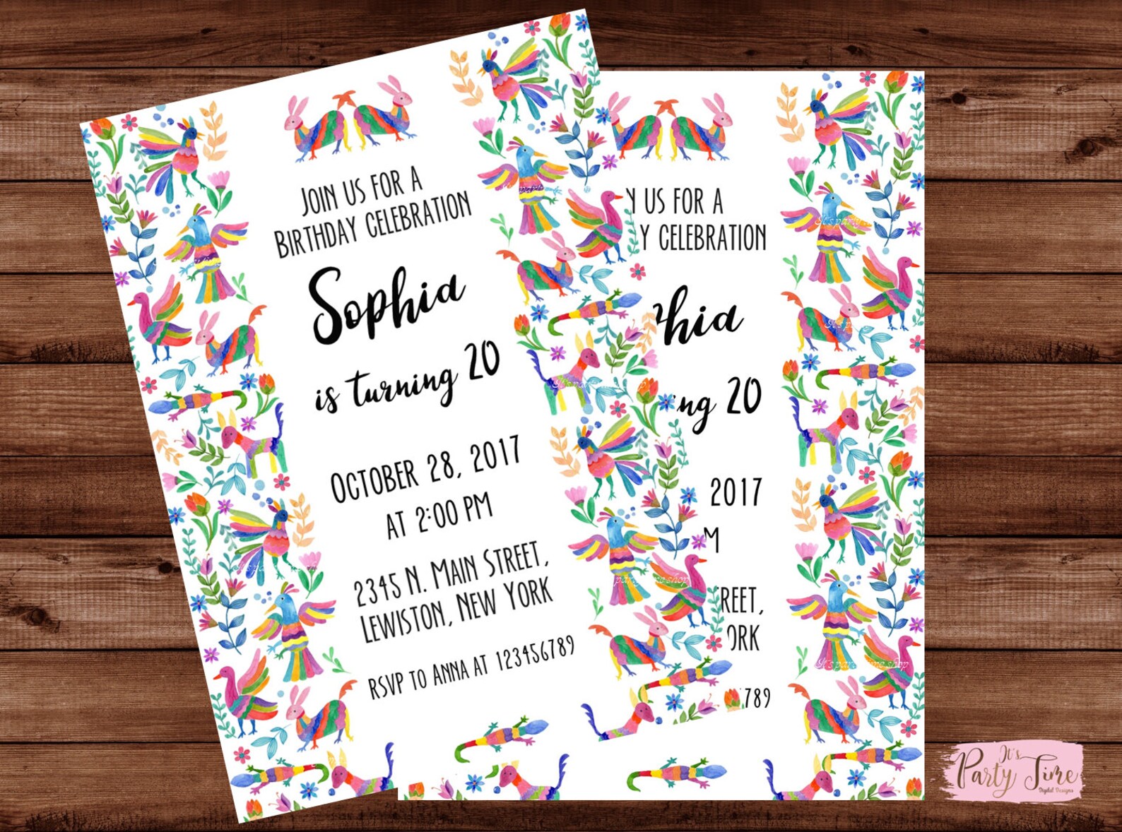 Mexican Invitation - Mexican Party Invitation - Fiesta Invitation ...