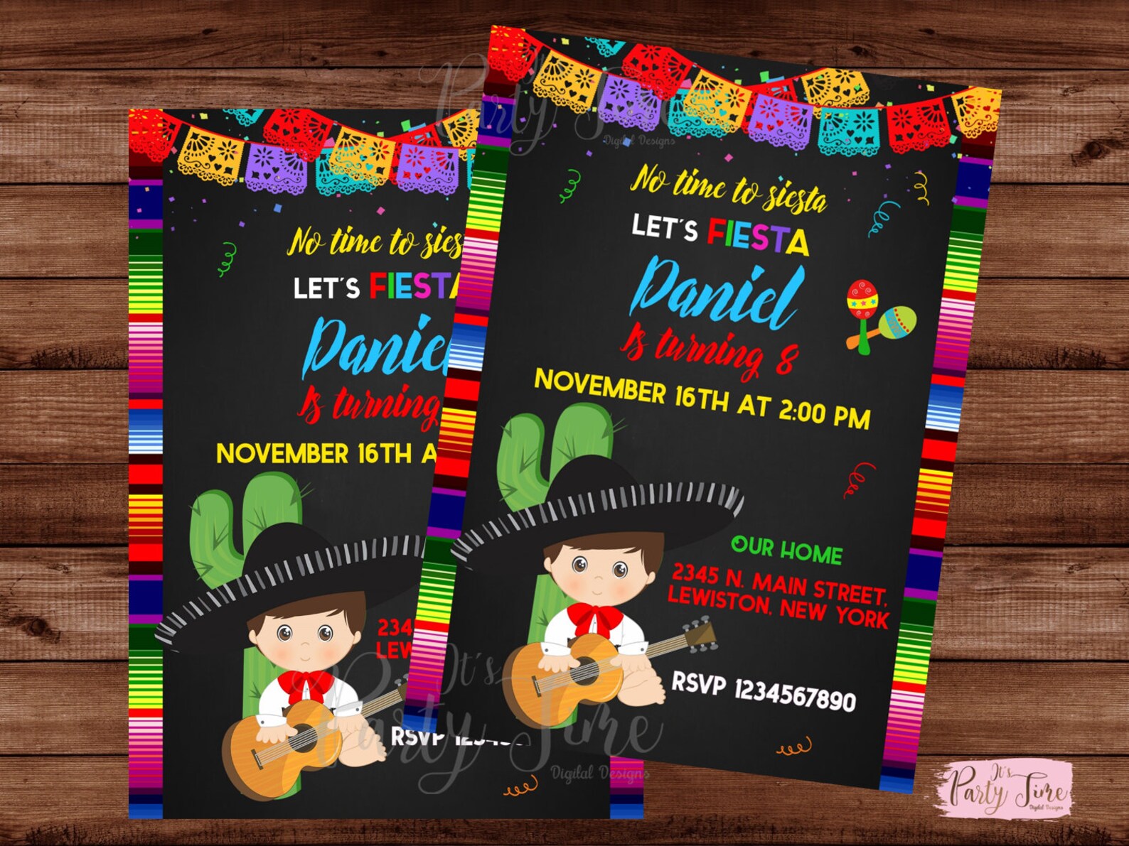 Mexican Invitation Mexican Party Invitation Fiesta - Etsy