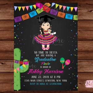 Mexican Fiesta Graduation Invitation - Fiesta Graduation Party ...