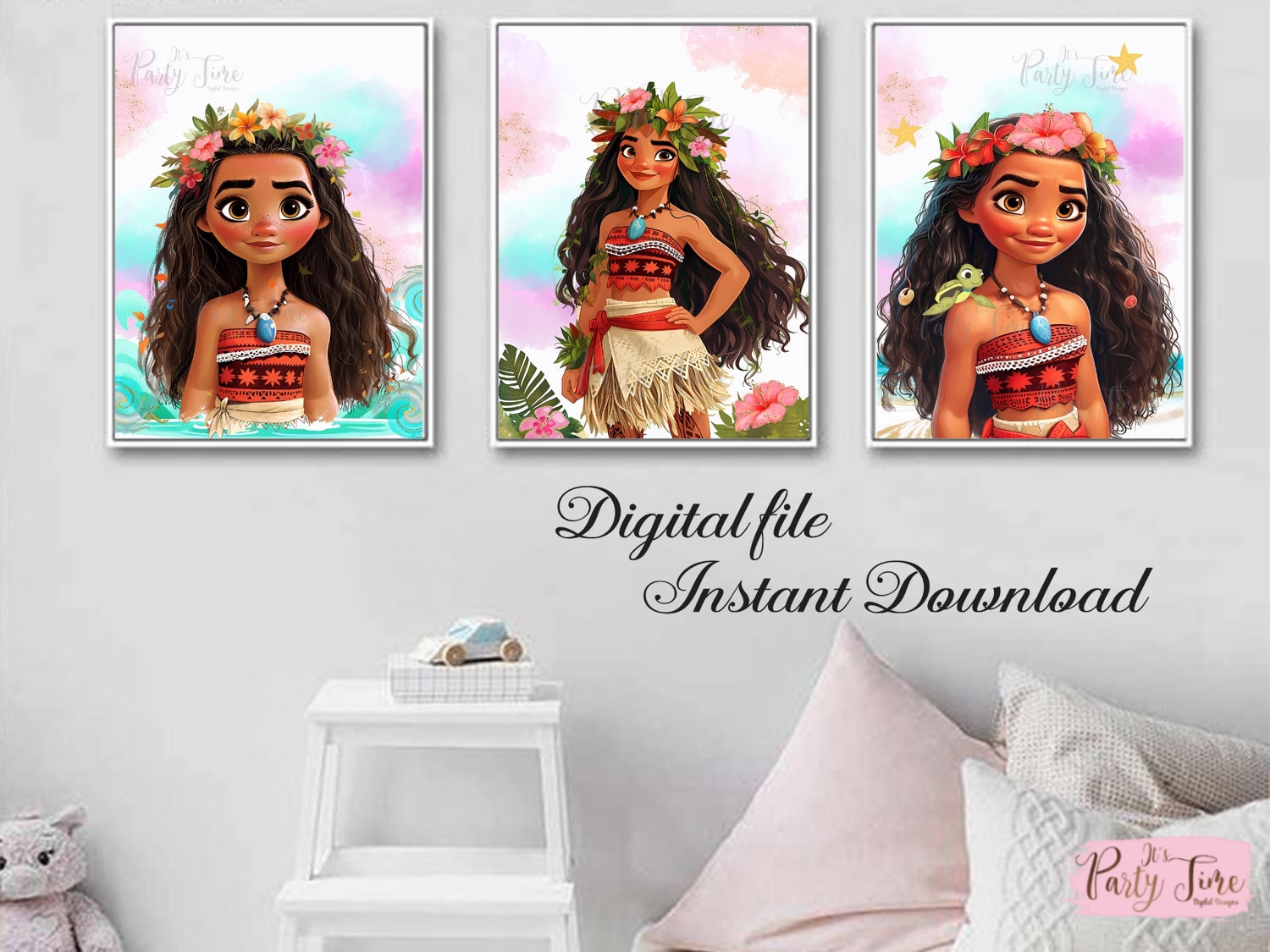Princess Moana - Moana Art - Moana Poster - Printable Art - Dorm Wall ...