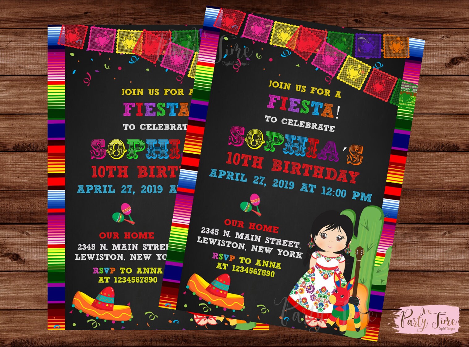 Mexican Invitation - Mexican Party Invitation - Fiesta Invitation ...