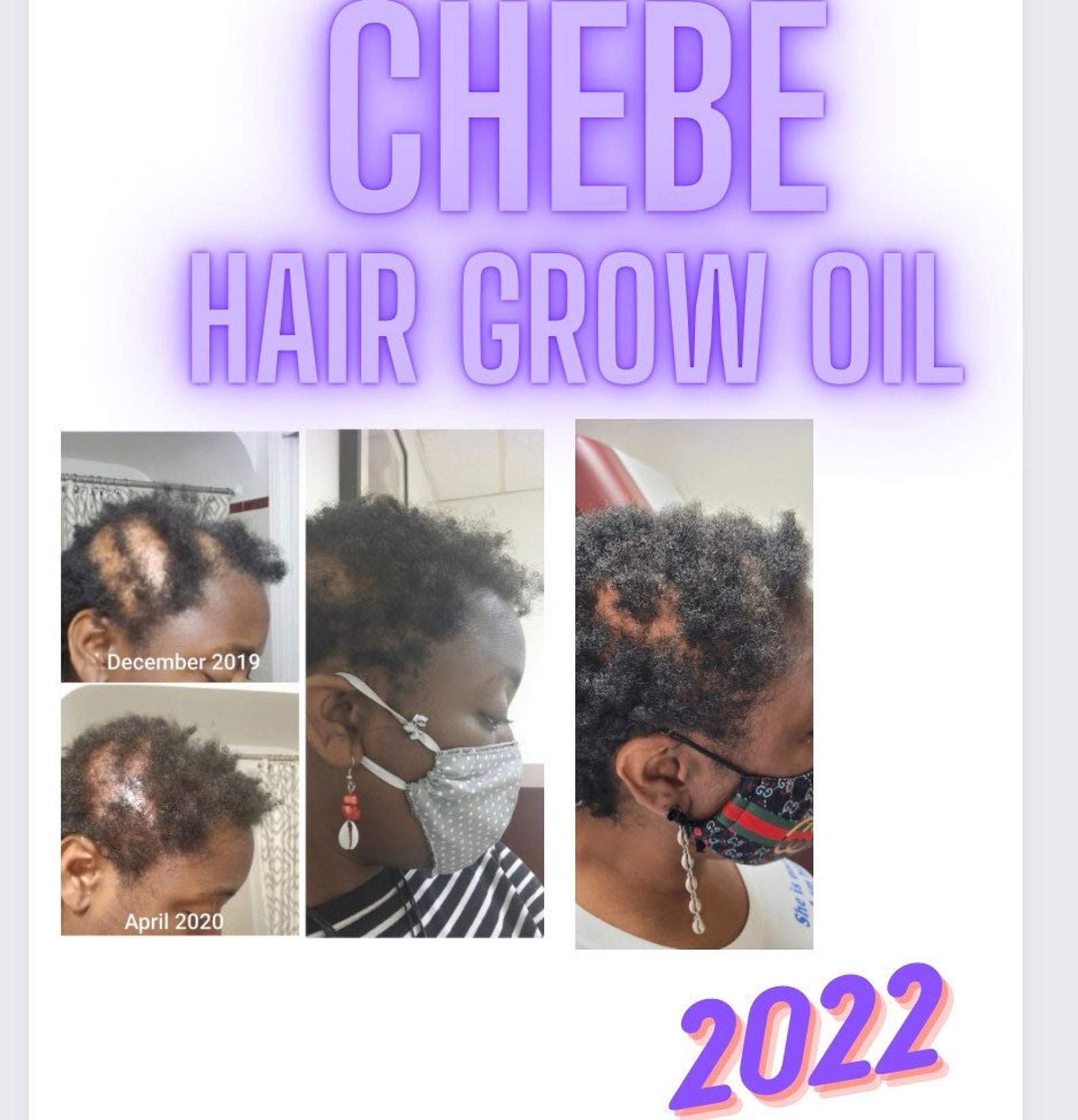 Chebe Hair Grow Oil ~promote Long Hair Growth ~organic Chebe Seeds From ...