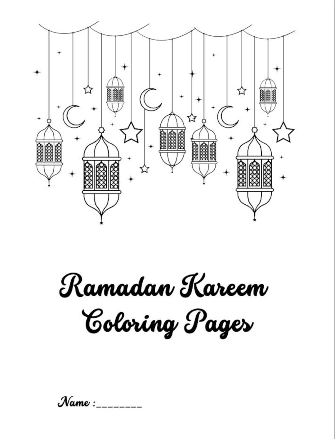 20 Fun Ramadan Coloring Pages for Kids: Printable Activities for Ages 5 ...