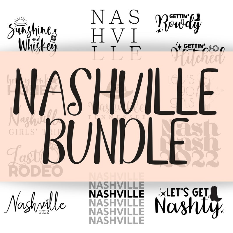 Nashville Svg - Etsy