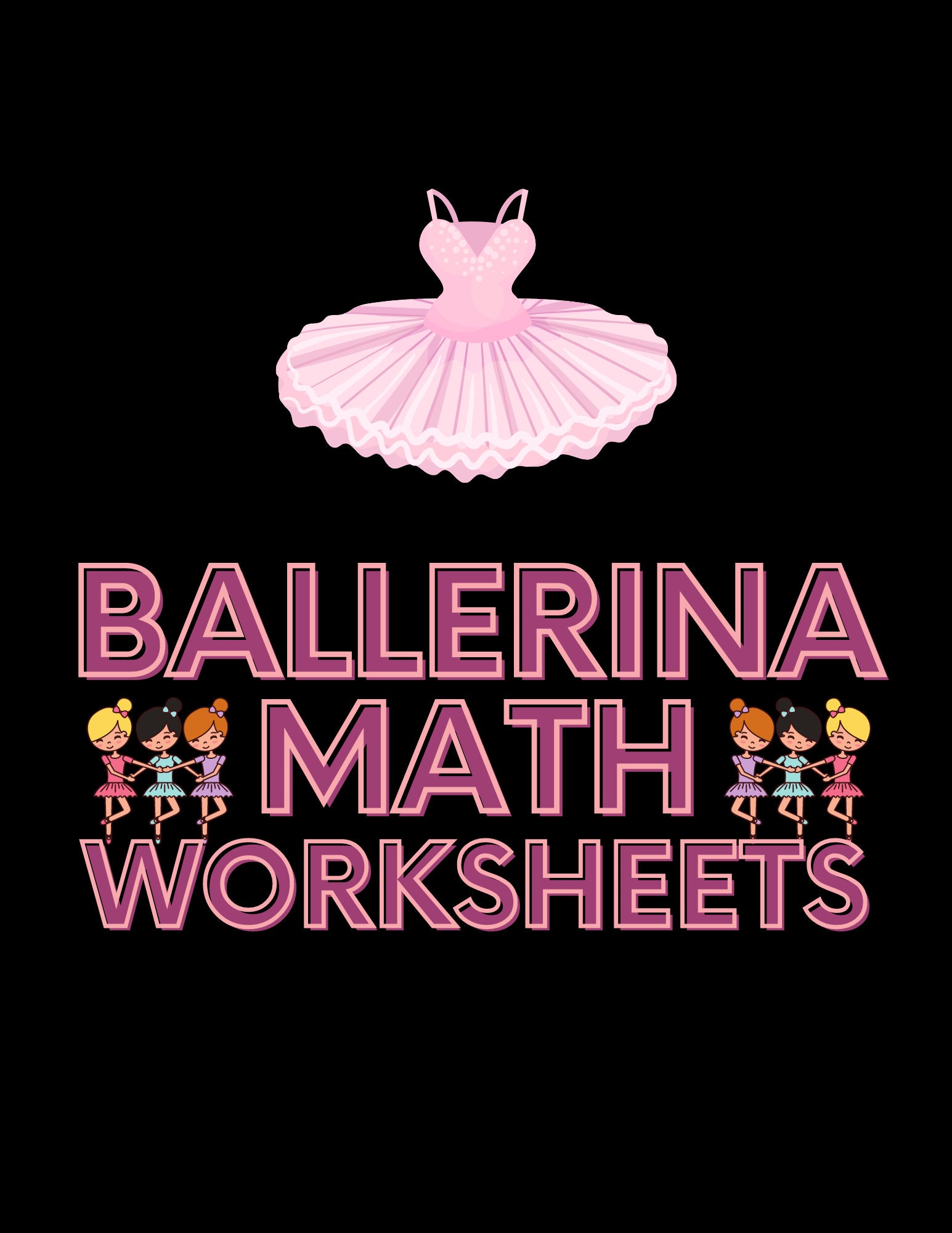 Ballerina Math Worksheets, Math Worksheets, Dancer Worksheets, Dance ...