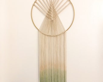 Macrame Hoop - Etsy
