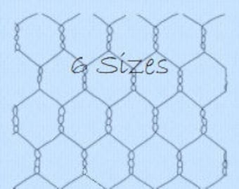 Chicken Wire Embroidery Download 3.134" X 3.118" (79.6 X 79.2 Mm) - Etsy