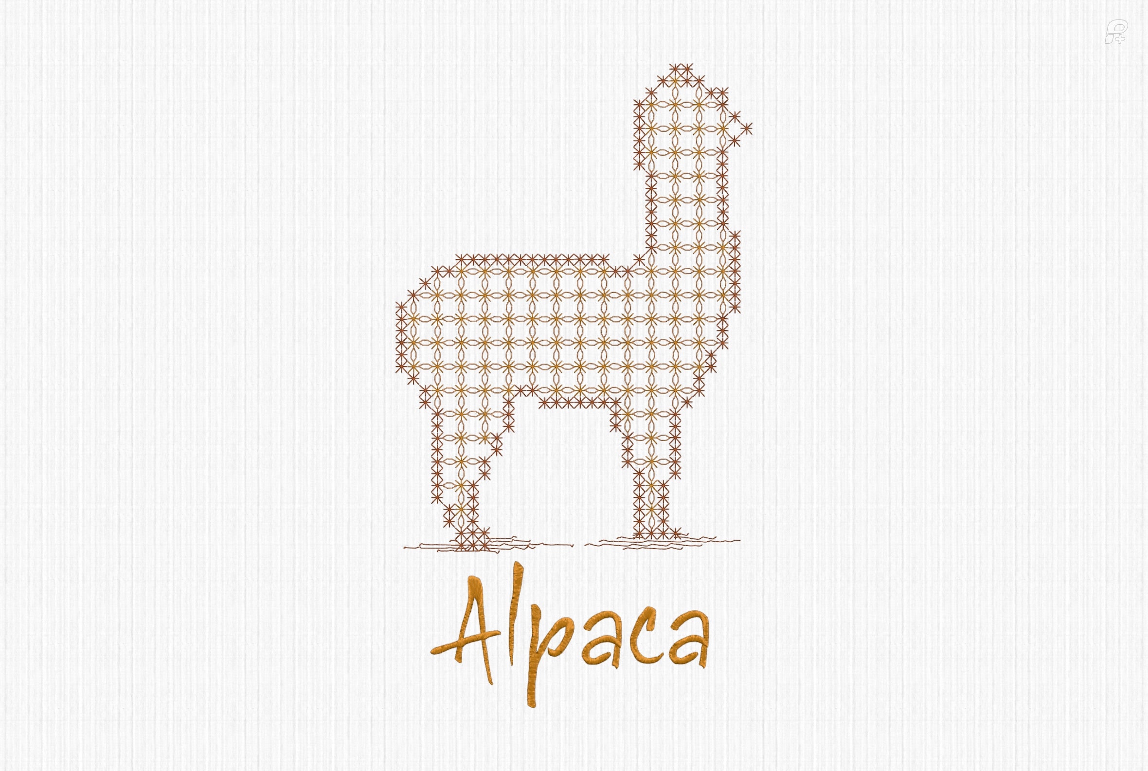 Alpaca Chicken Scratch Embroidery Design - Etsy